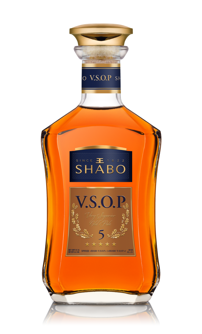 Купити Бренді «ШАБО V.S.О.Р.» («SHABO V.S.О.Р.») 0,5л за ціною 289 грн ...